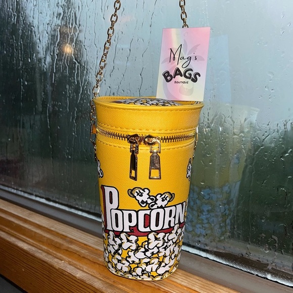 Mag’s Bags Boutique | Bags | Popcorn Bucket Chain Crossbody Bag | Poshmark